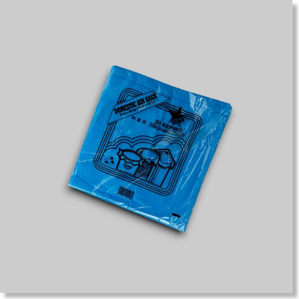 Blue Rubbish Bag SAMPAH BIRU 18X21.5 – Star Plastic
