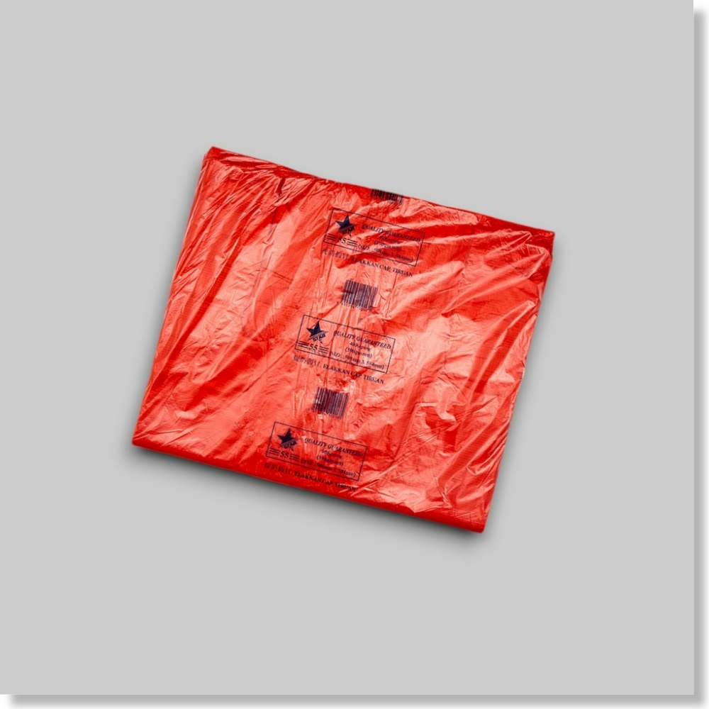 Chili Red Plastic Bag 55LL【20″X23″】 – Star Plastic